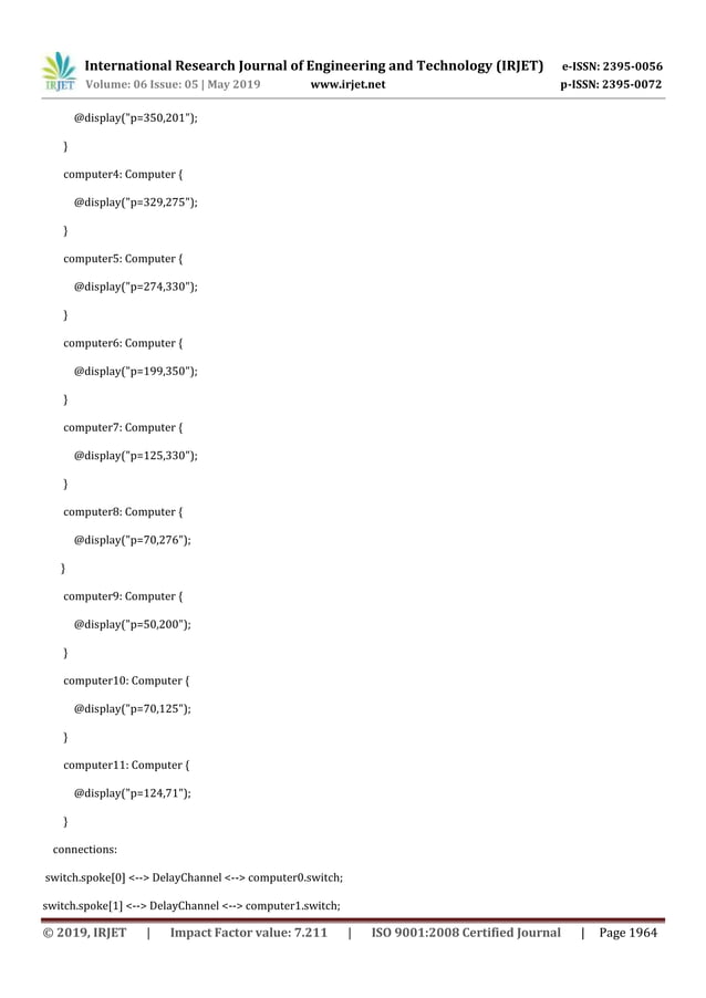 IRJET- Implementation and Simulation of Failsafe Network Architecture | PDF IRJET- Implementation and Simulation of Failsafe Network Architecture | PDF