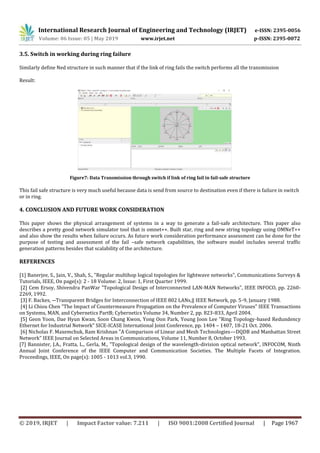 IRJET- Implementation and Simulation of Failsafe Network Architecture | PDF