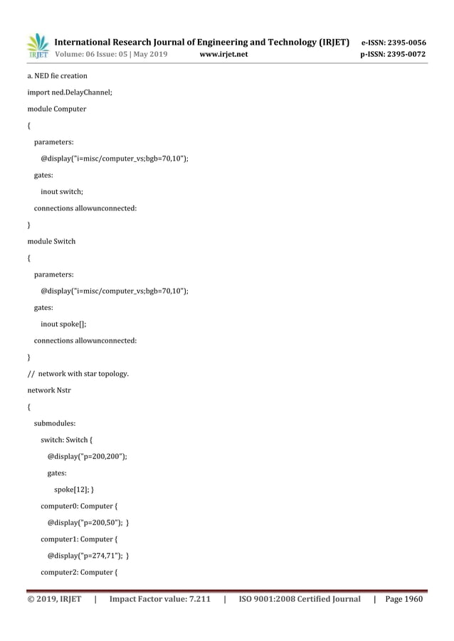 IRJET- Implementation and Simulation of Failsafe Network Architecture | PDF IRJET- Implementation and Simulation of Failsafe Network Architecture | PDF