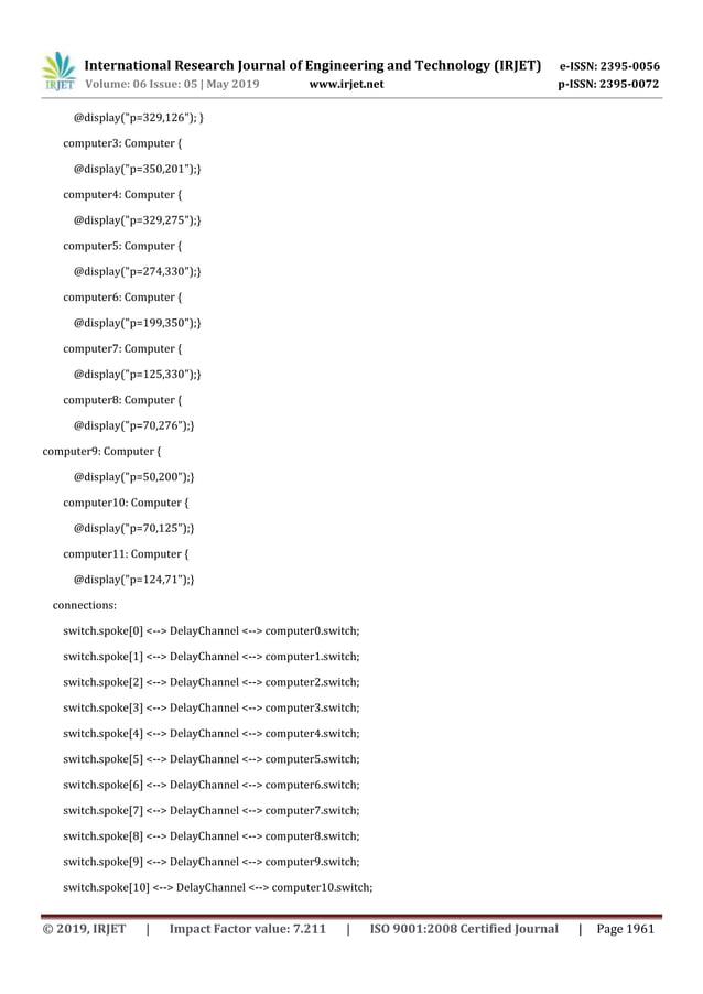 IRJET- Implementation and Simulation of Failsafe Network Architecture | PDF IRJET- Implementation and Simulation of Failsafe Network Architecture | PDF