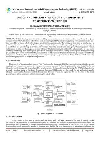 IRJET- Design and Implementation of High Speed FPGA Configuration using SBI | PDF