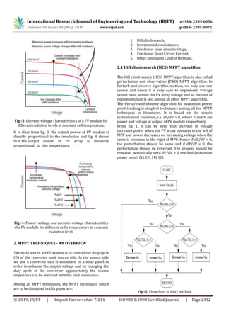 IRJET-Maximum Power Point Tracking Techniques for Photovoltaic Systems ...