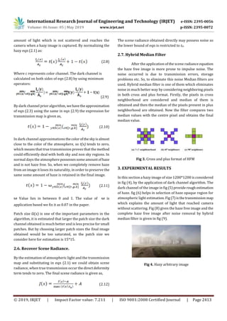 IRJET-Design and Implementation of Haze Removal System | PDF