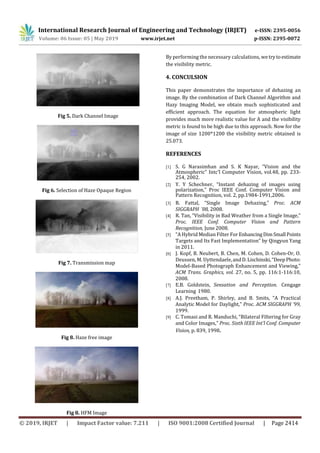 IRJET-Design and Implementation of Haze Removal System | PDF