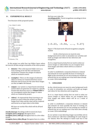 IRJET-Human Face Detection and Identification using Deep Metric ...