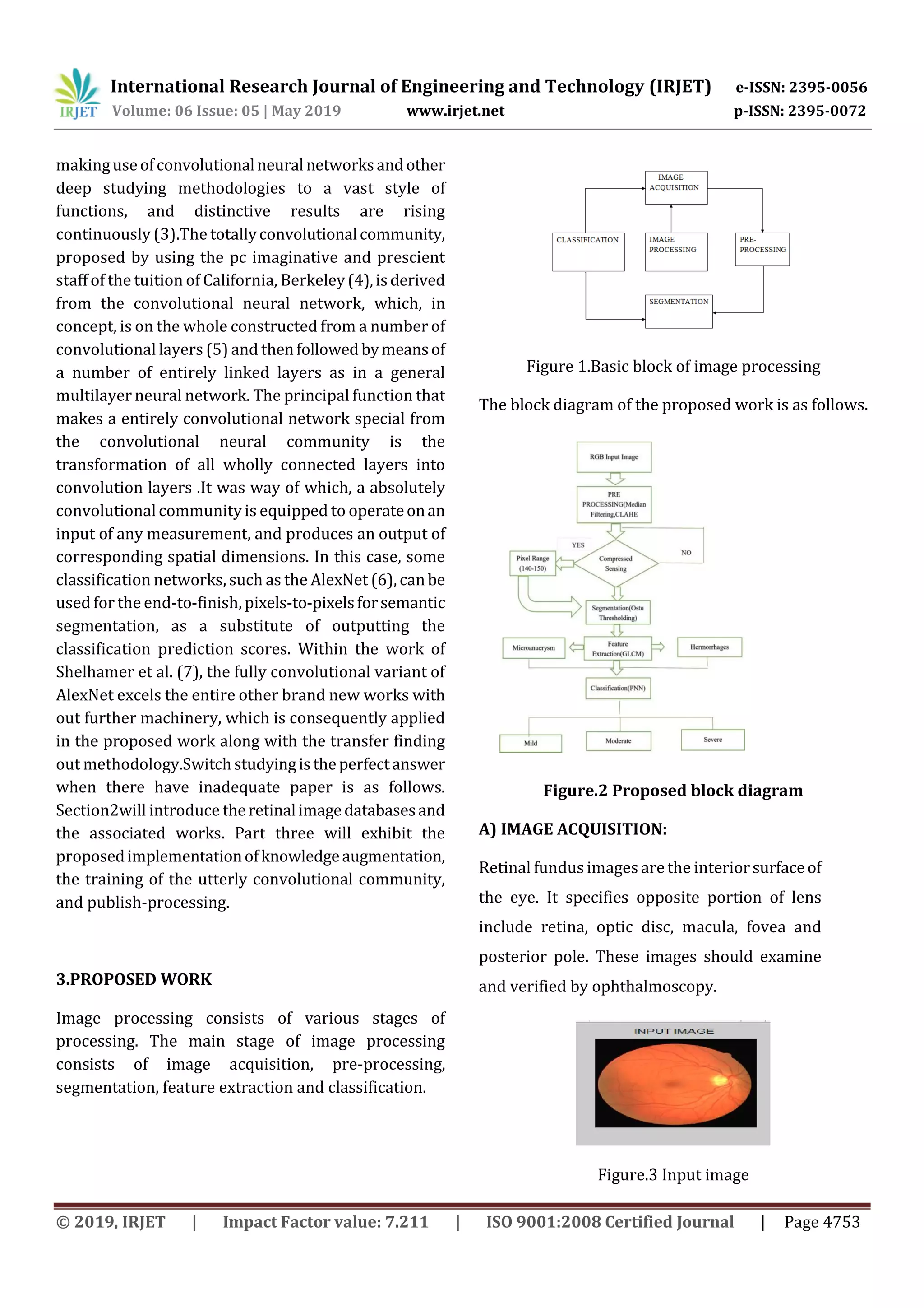 IRJET- Automated Detection of Diabetic Retinopathy using Compressed Sensing | PDF