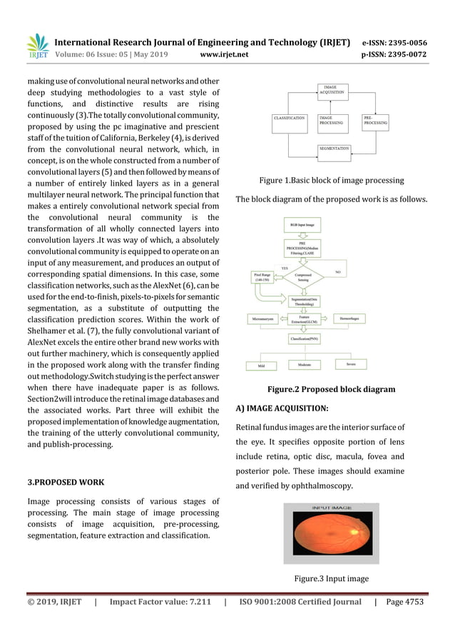 IRJET- Automated Detection of Diabetic Retinopathy using Compressed Sensing | PDF