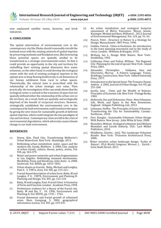 IRJET- Water Imprints: The Process of Contemporary Urbanization for [Re ...