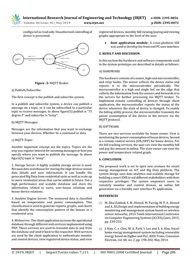 IRJET- IoT and Bigdata Analytics Approach using Smart Home Energy Management System | PDF