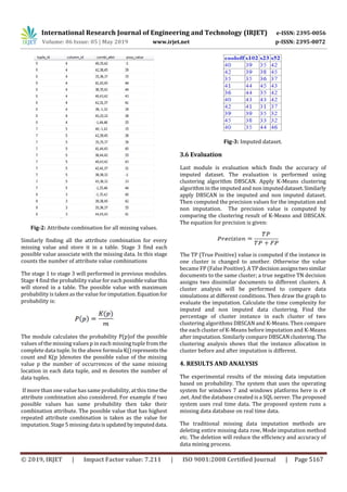 IRJET- Probability based Missing Value Imputation Method and its Analysis | PDF