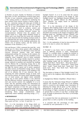 IRJET- Analysis of Effects of Side Daylight and Building Orientation on ...