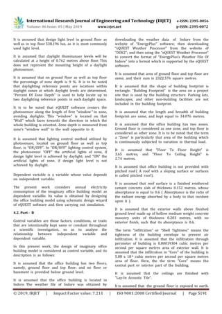 IRJET- Analysis of Effects of Side Daylight and Building Orientation on ...