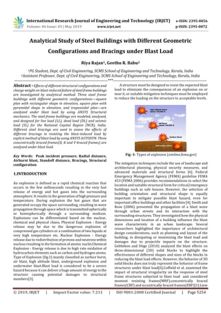 IRJET- Analytical Study of Steel Buildings with Different Geometric Configurations and Bracings ...