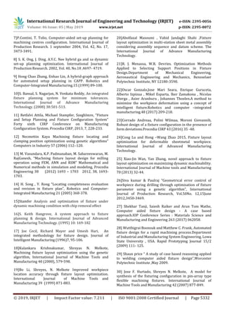 IRJET- Review on Computer Aided Fixtre Design | PDF