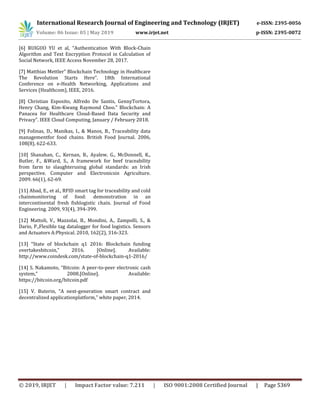 IRJET- Blockchain based Fake Product Identification in Supply Chain | PDF