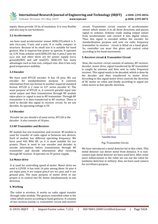 IRJET- Design and Development of Gesture Controlled Robot | PDF