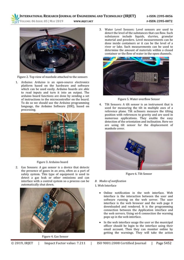 IRJET- Intelligent Manhole Cover System | PDF