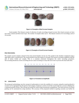 IRJET- Analyzation of Quality of Coconut | PDF