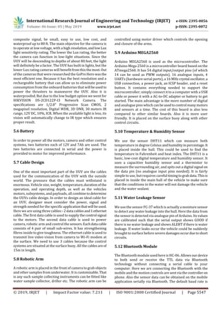 IRJET- Unmanned Underwater Vehicle | PDF | Scuba Diving | Extreme Sports