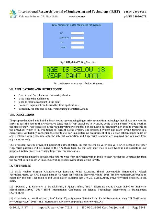 IRJET- Smart Voting System | PDF