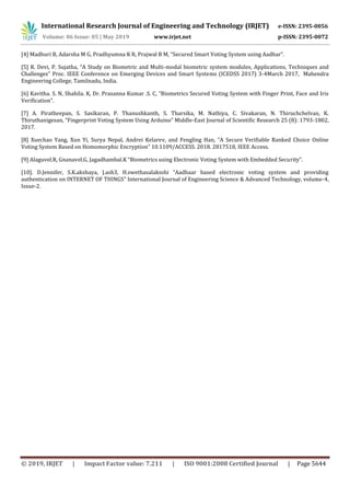 IRJET- Smart Voting System | PDF