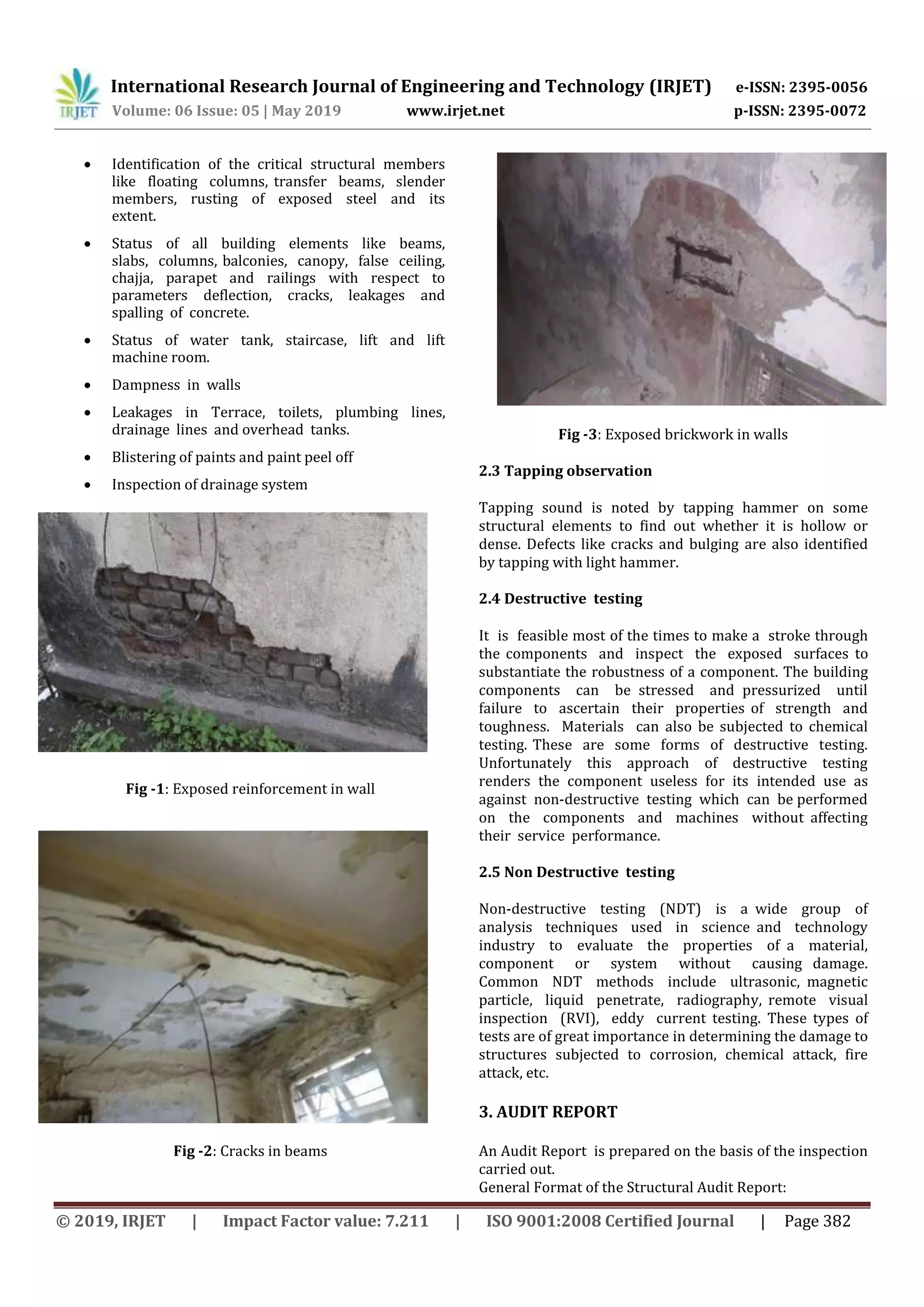 IRJET-Understanding the Structural Audit | PDF