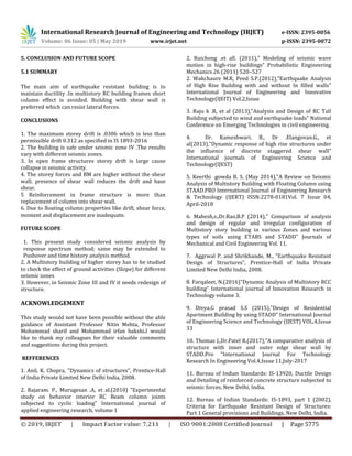 IRJET- Earthquake Resistant Design of Multistorey Building | PDF