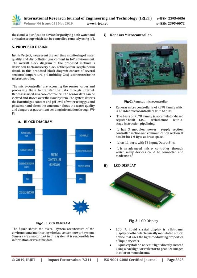 IRJET- IoT based Industrial Pollution Monitoring | PDF