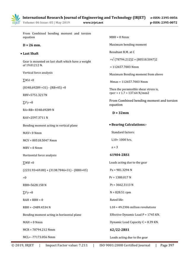 IRJET- Design and Analysis of Gearbox of an All-Terrain Vehicle | PDF | Performance Cars | Auto Type