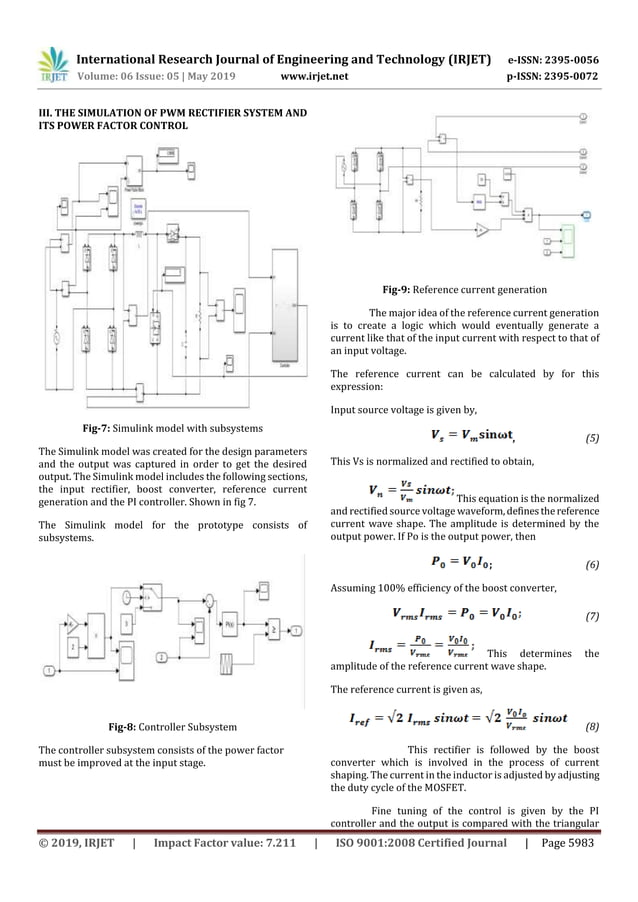 IRJET- Design and Implementation of PWM Rectifier with Power Factor Control | PDF
