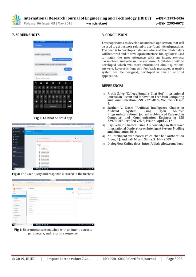 IRJET- College Enquiry Chat-Bot using API.AI