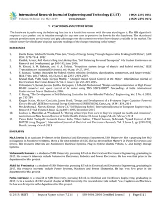 IRJET- Design and Fabrication of a Self Balancing Mono Wheel Vehicle | PDF