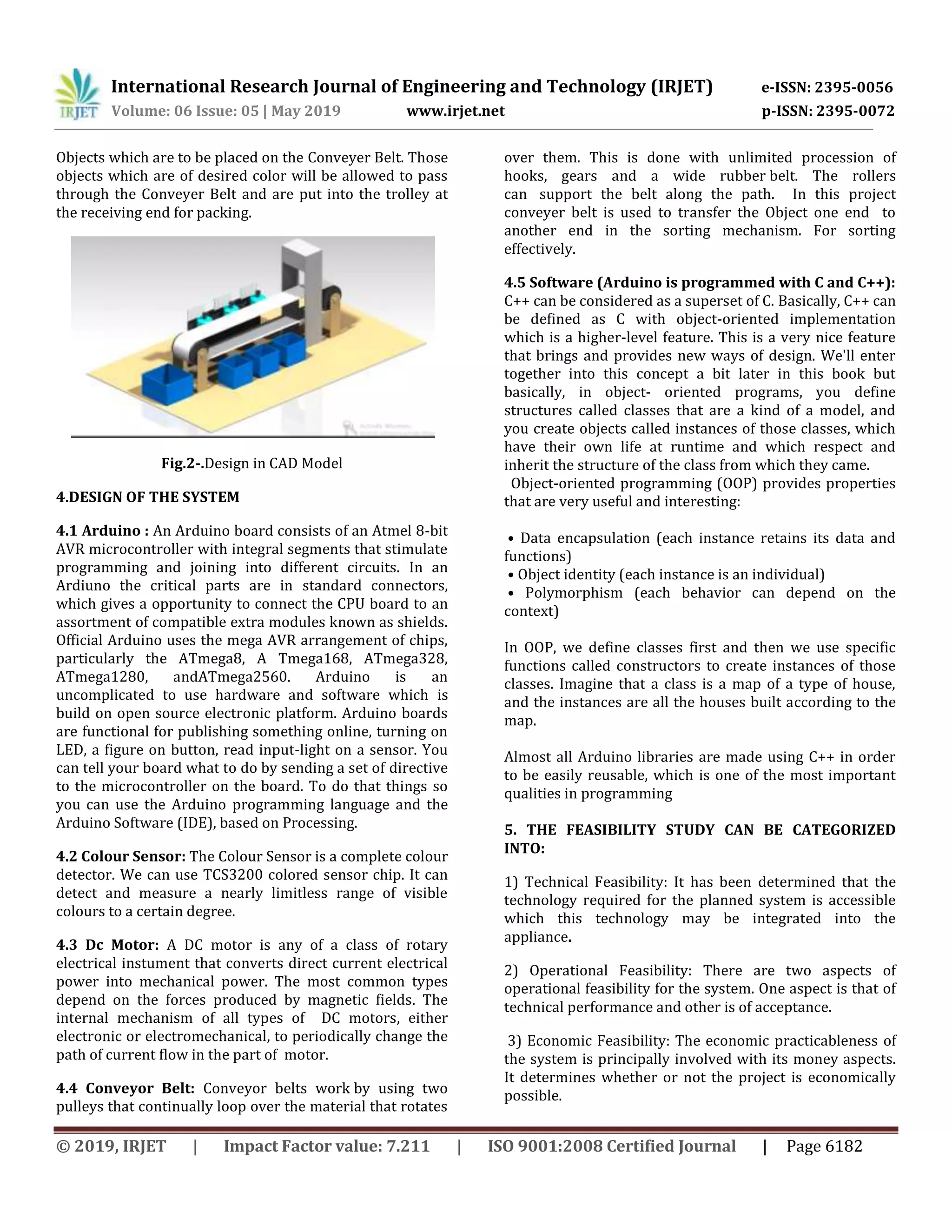 IRJET- Review on Colored Object Sorting System using Arduino UNO | PDF IRJET- Review on Colored Object Sorting System using Arduino UNO | PDF