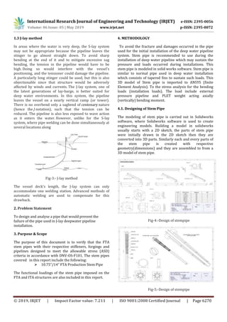 IRJET- Finite Element Analysis of Stempipe Used in Deepwater Pipeline ...