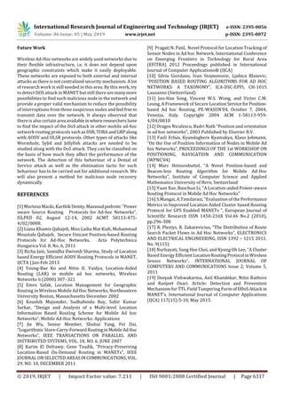 IRJET- Detection and Prevention Methodology for Dos Attack in Mobile Ad-Hoc Networks | PDF