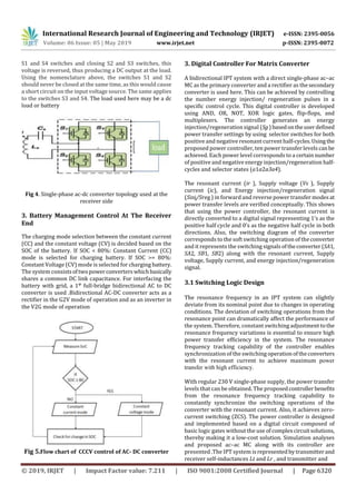 IRJET- Inductive Power Transfer System using Digital Controller based Matrix Converter | PDF