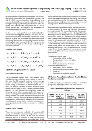 IRJET- Inductive Power Transfer System using Digital Controller based ...