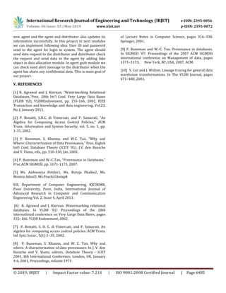 IRJET- A Literature Review on Deta Leakage Detection | PDF | Databases | Computer Software and ...