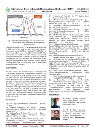 IRJET- LED Revolution: Deep UV LED | PDF
