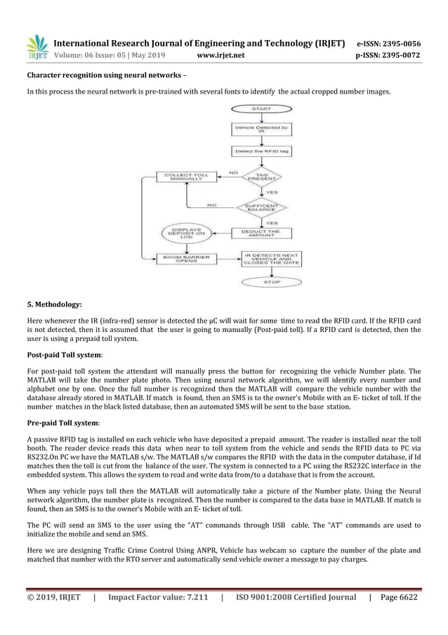 IRJET- Automatic Toll Management and Penalty System using Number Plate Recognition | PDF