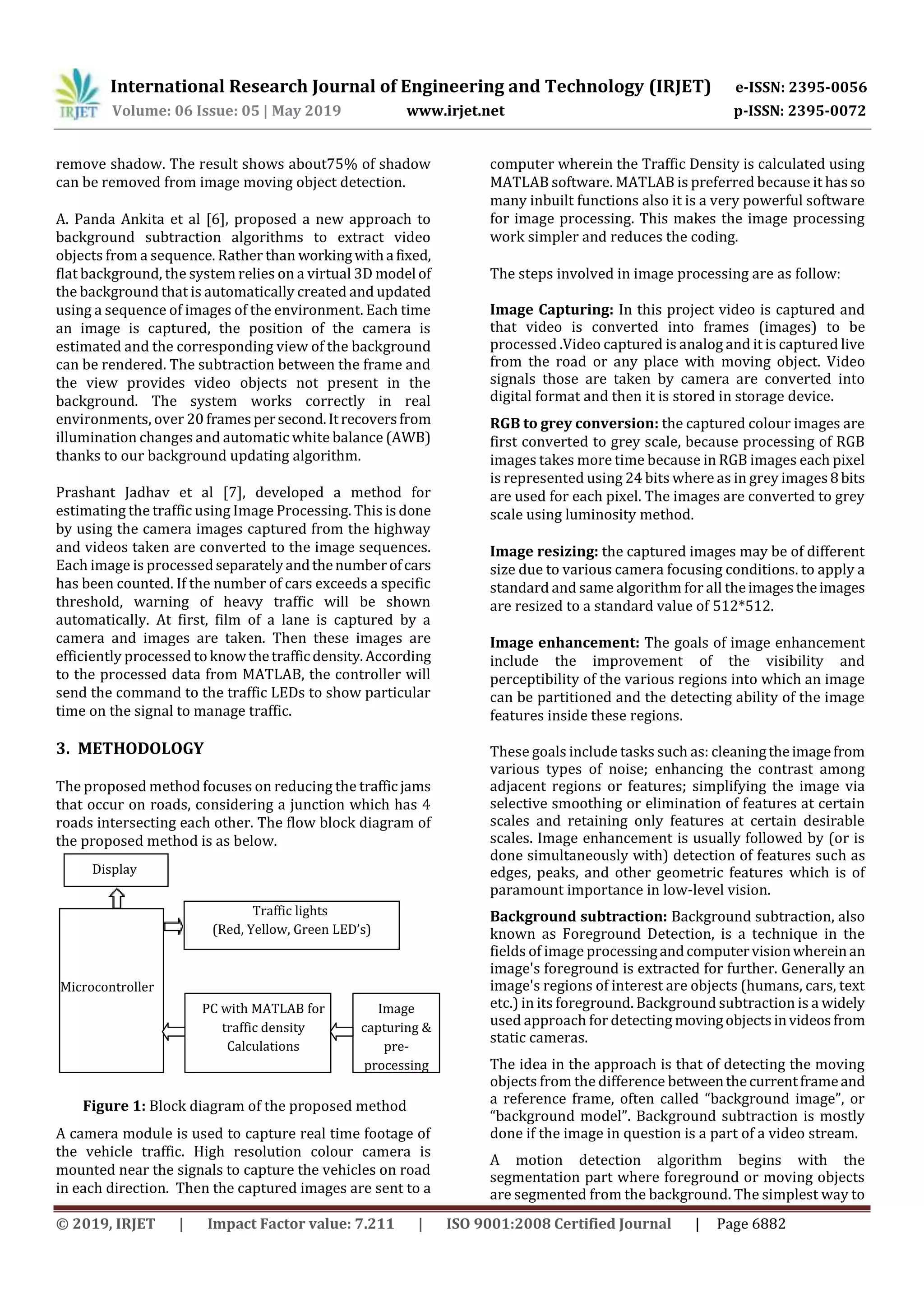 IRJET- Smart Traffic Control System using Image Processing | PDF