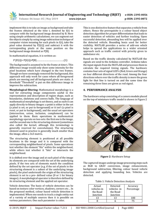 Irjet Smart Traffic Control System Using Image Processing Pdf