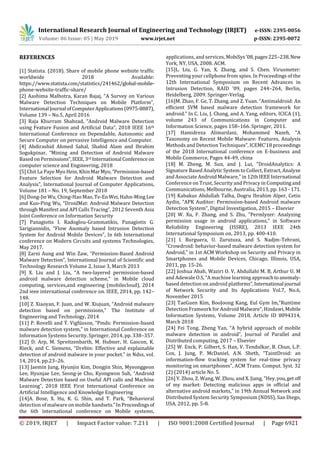 IRJET- A Review on Several Vulnerabilities Detection Techniques in Android Mobile | PDF