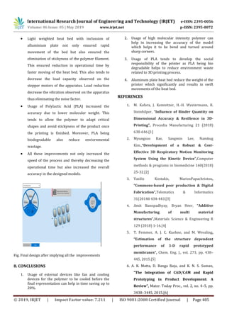 IRJET- Design and Fabrication of 3D Printer to Enhance Productivity | PDF