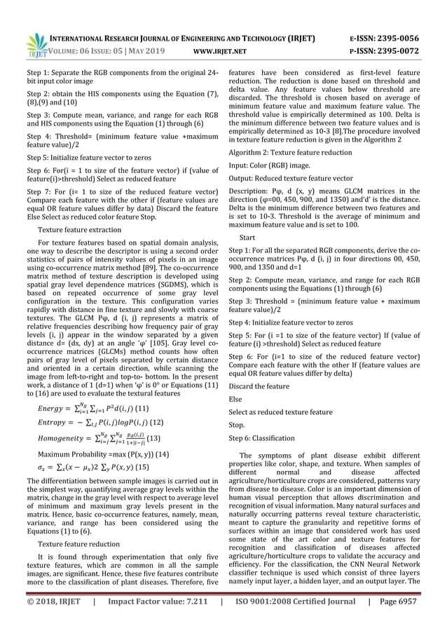 IRJET- Leaf Disease Detecting using CNN Technique | PDF