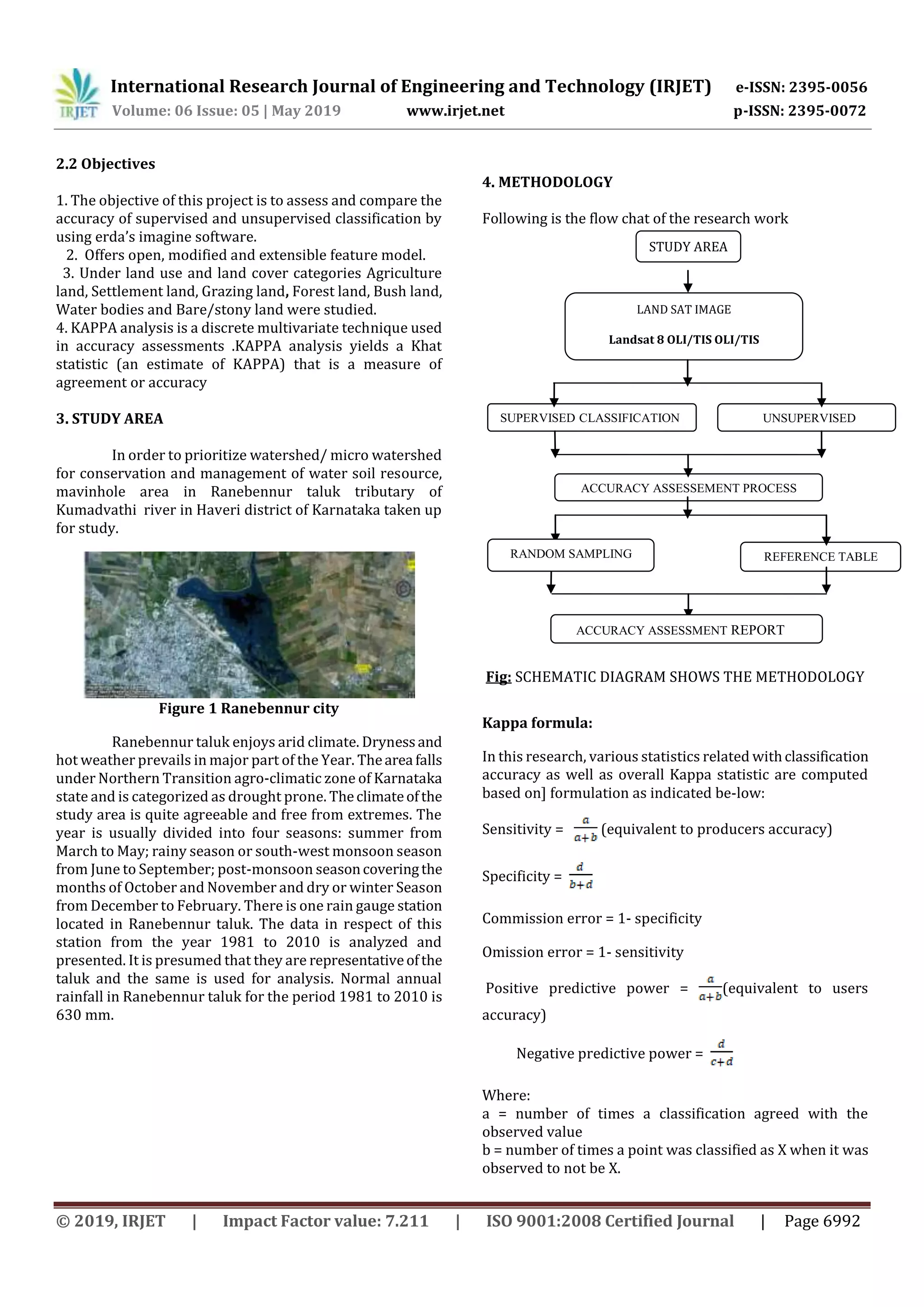 IRJET- Accuracy Assessment of Land use Land Cover Classifiaction using Erda’s Software | PDF