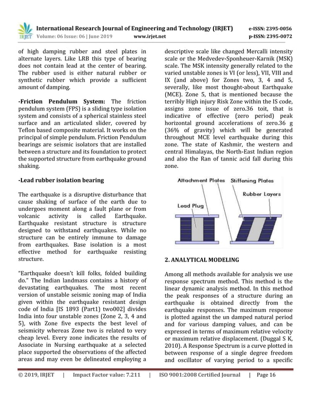 IRJET- Earthquake Analysis of Structure by Base Isolation Techniques ...
