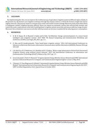 IRJET- Automatic Plant Watering System using Arduino | PDF