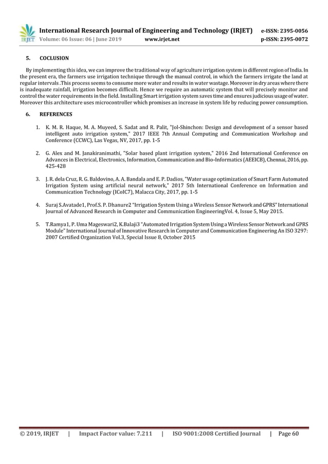 IRJET- Automatic Plant Watering System using Arduino | PDF