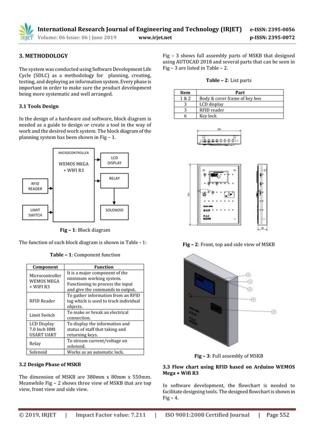 IRJET- Design and Development Modish Smart Key Box using RFID based on Arduino WEMOS Mega | PDF